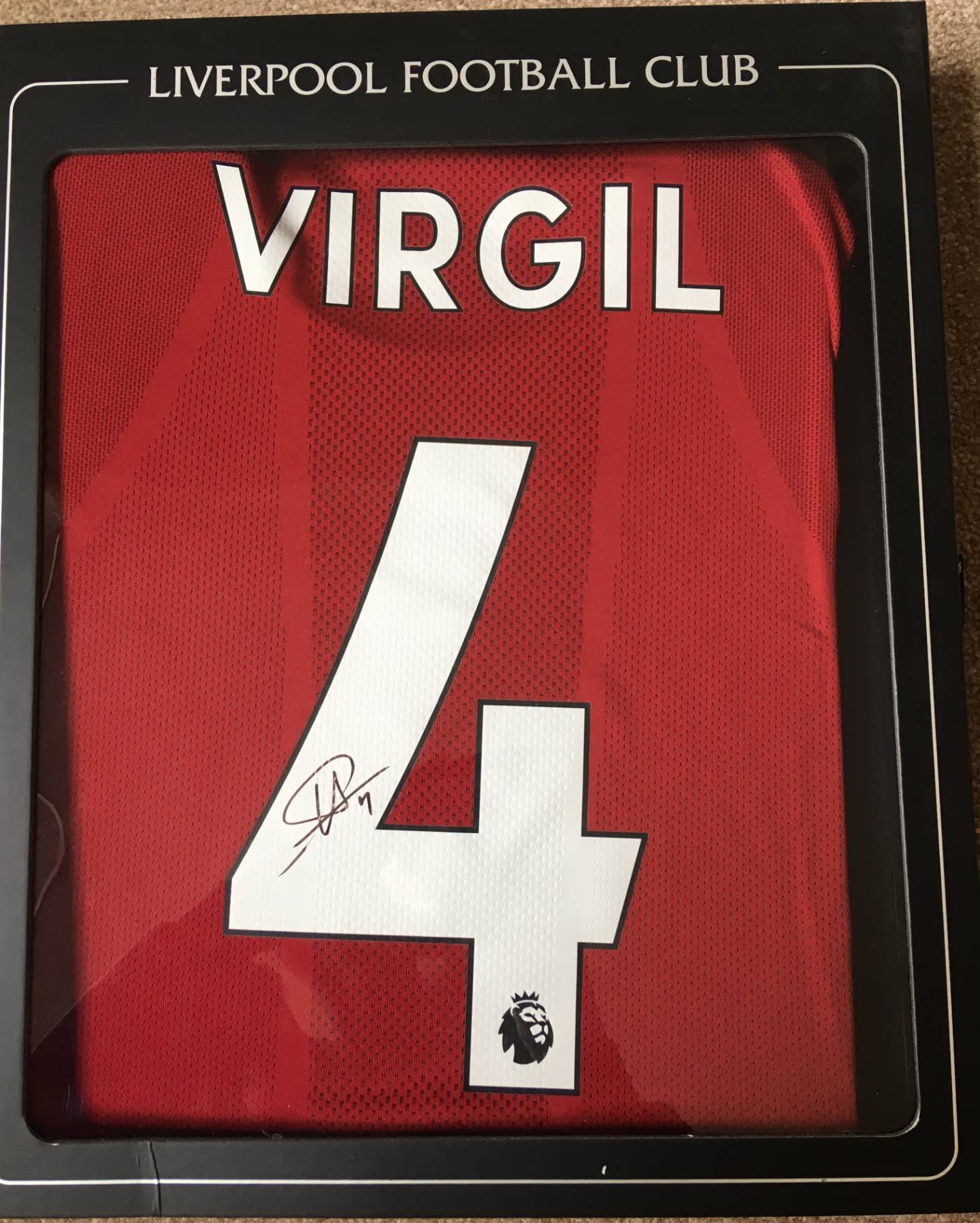 LFC Foundation – Virgil Van Dijk signed shirt – The Michael Causer ...